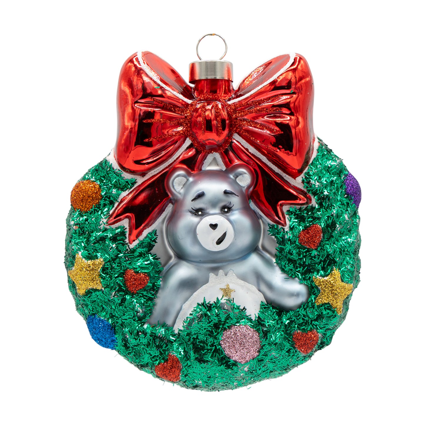 Christmas Wishes Bear Wreath