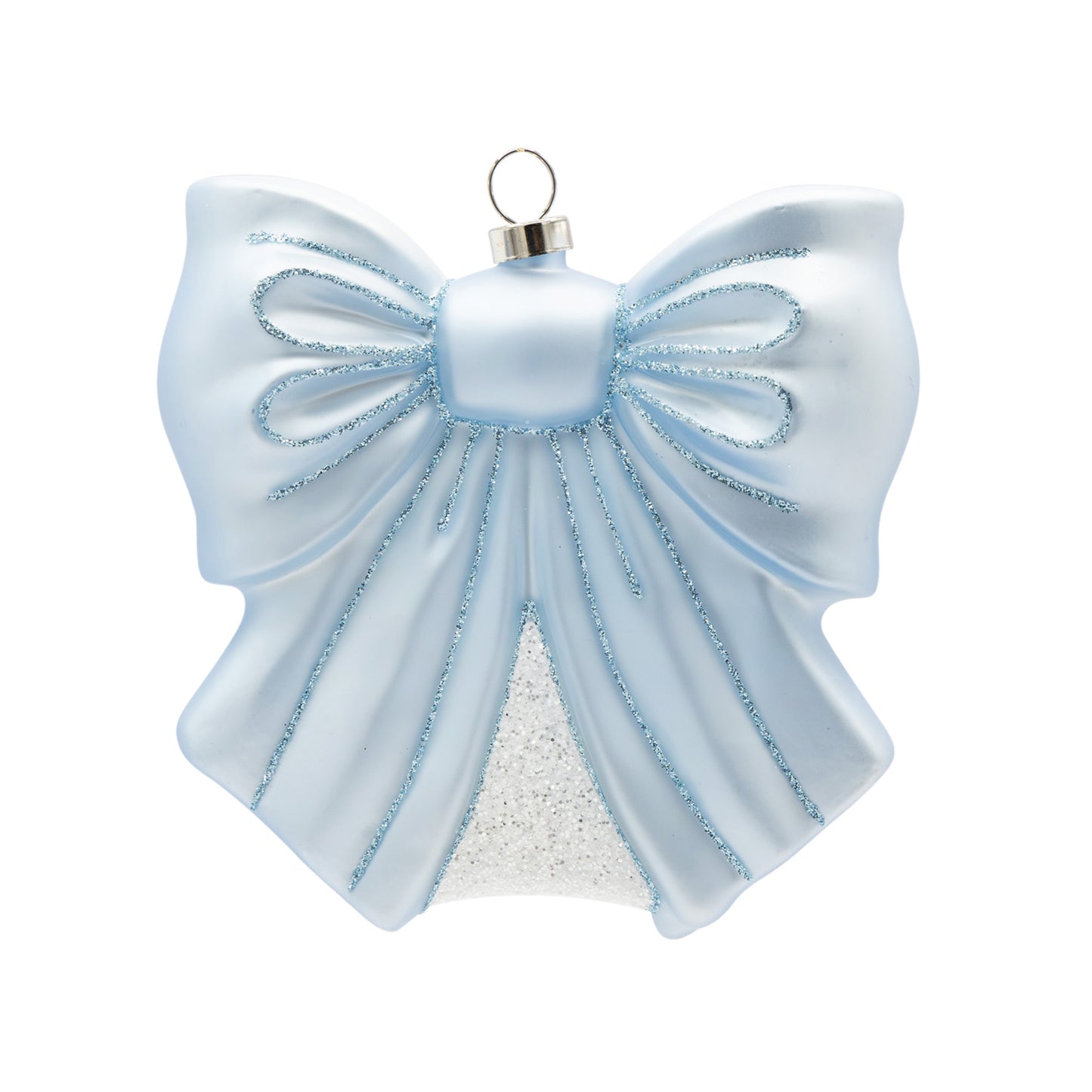 Baby Blue Bow Ornament